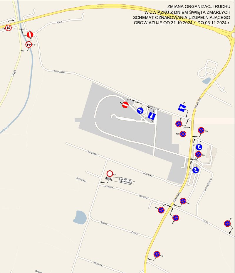WSZYSTKICH ŚWIĘTYCH 2024 - ZMIANY W ORGANIZACJI RUCHU - Wiadomości - Komenda Powiatowa Policji w ...
